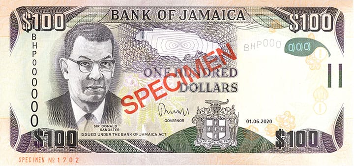 Banknotes » Bank of Jamaica