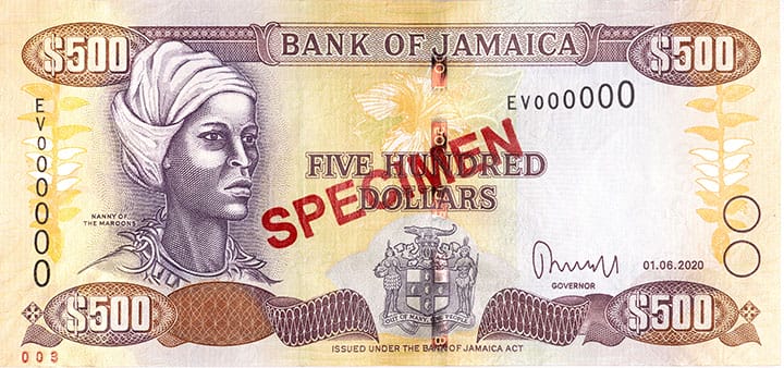 Banknotes » Bank of Jamaica
